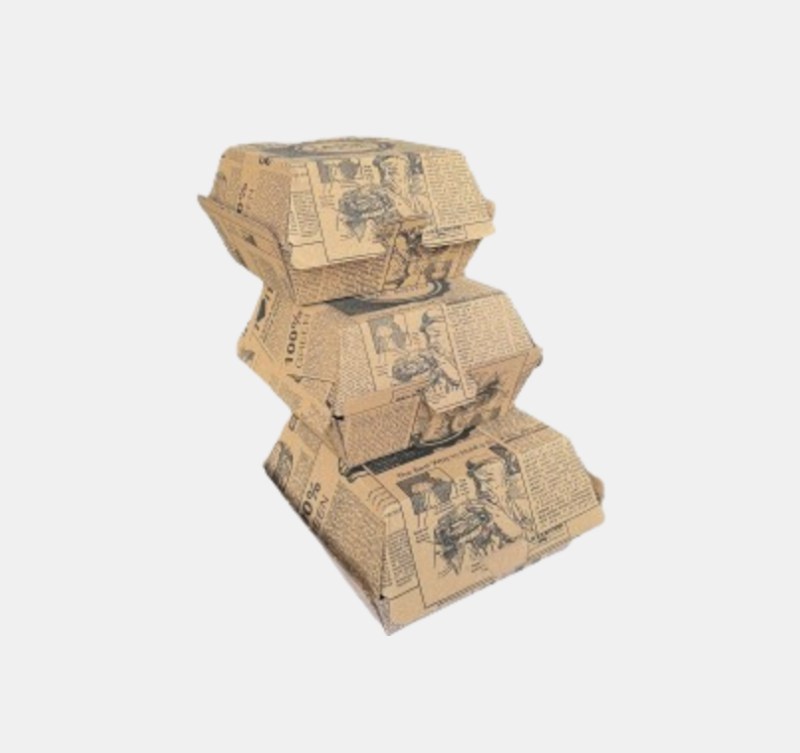 Hamburgerbox | klein, 100 Stk/Packung - ParsPack