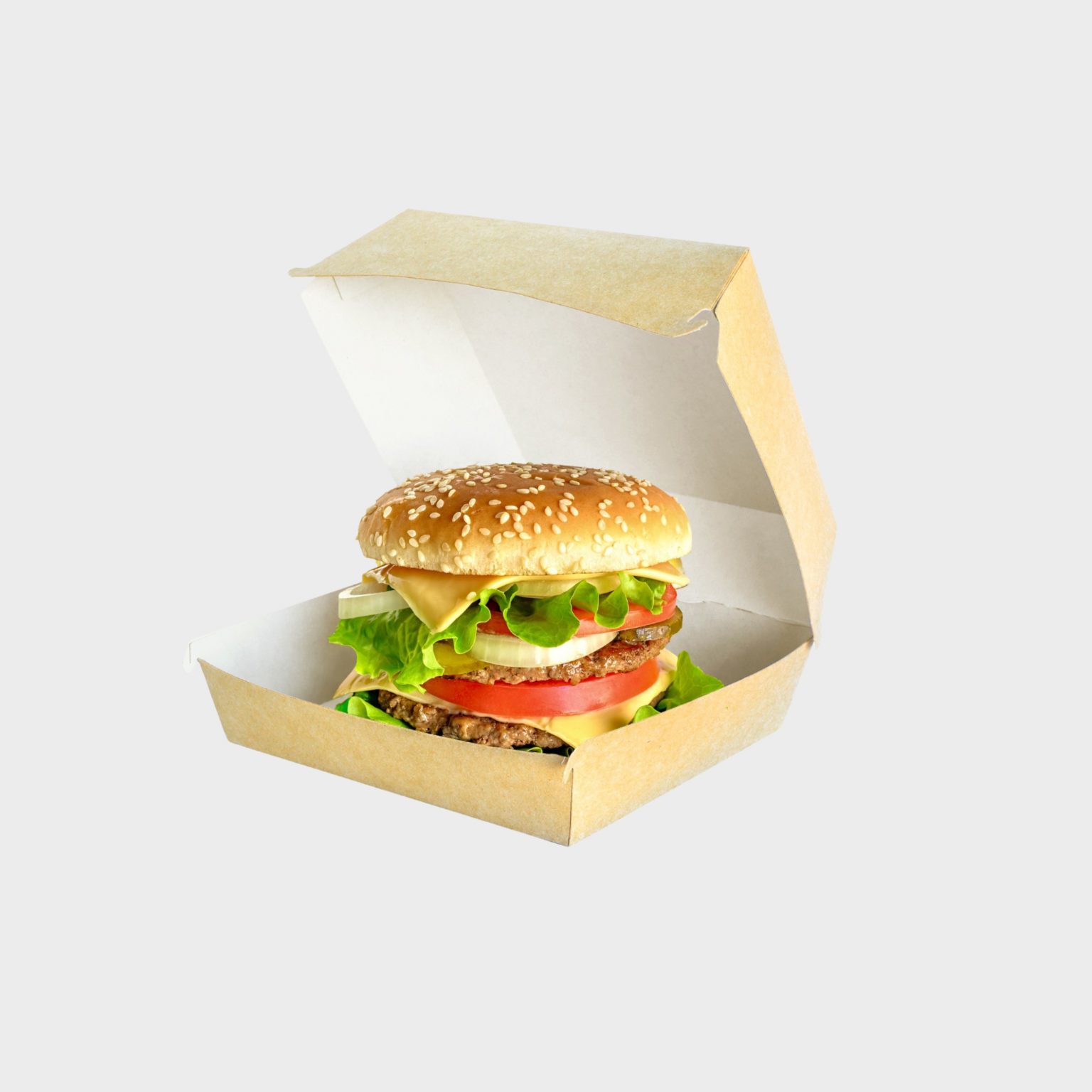 Hamburgerbox groß, 100 Stk » ParsPack