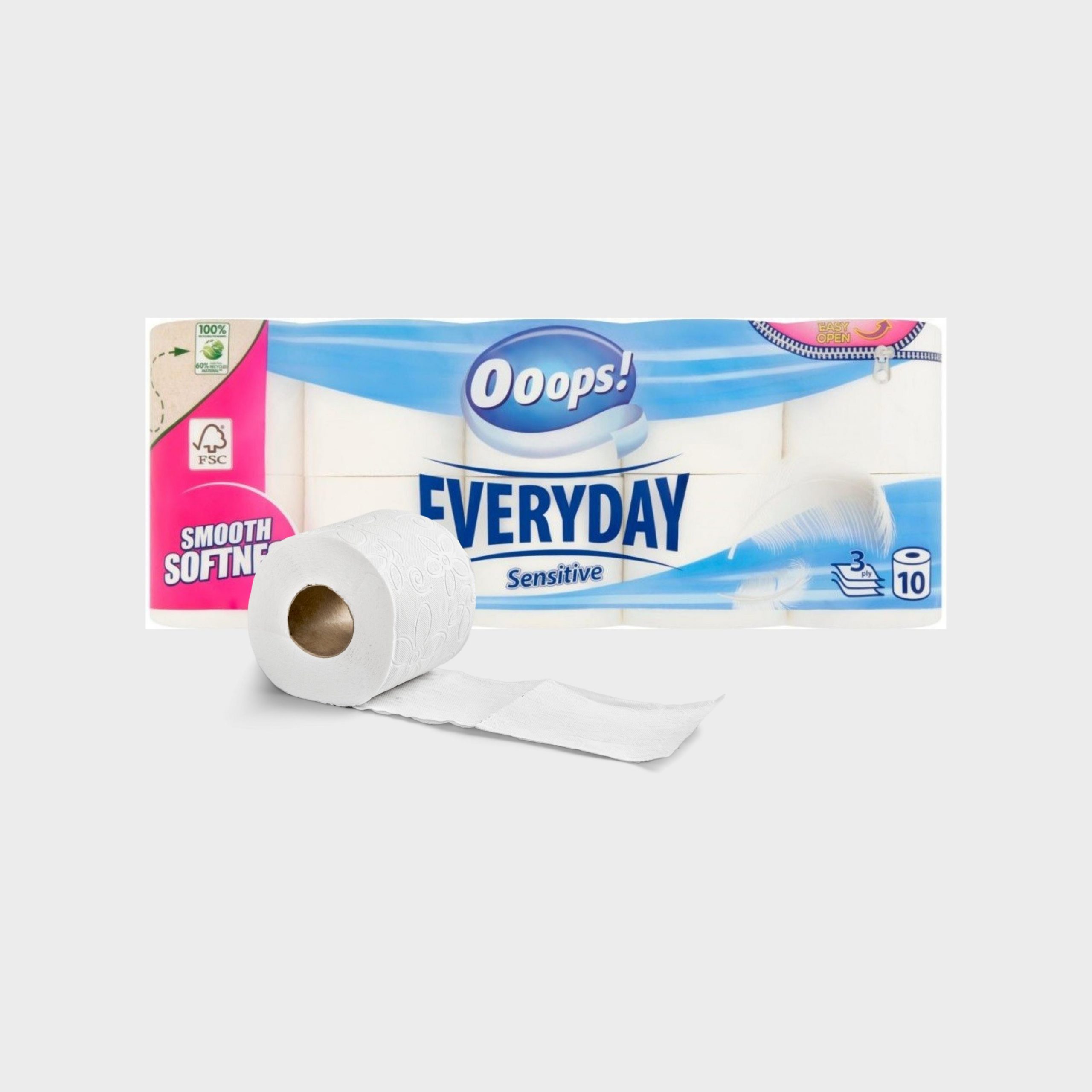 WC Papier günstig kaufen ¬– 3-lagig, 10 Rollen/Pack günstig