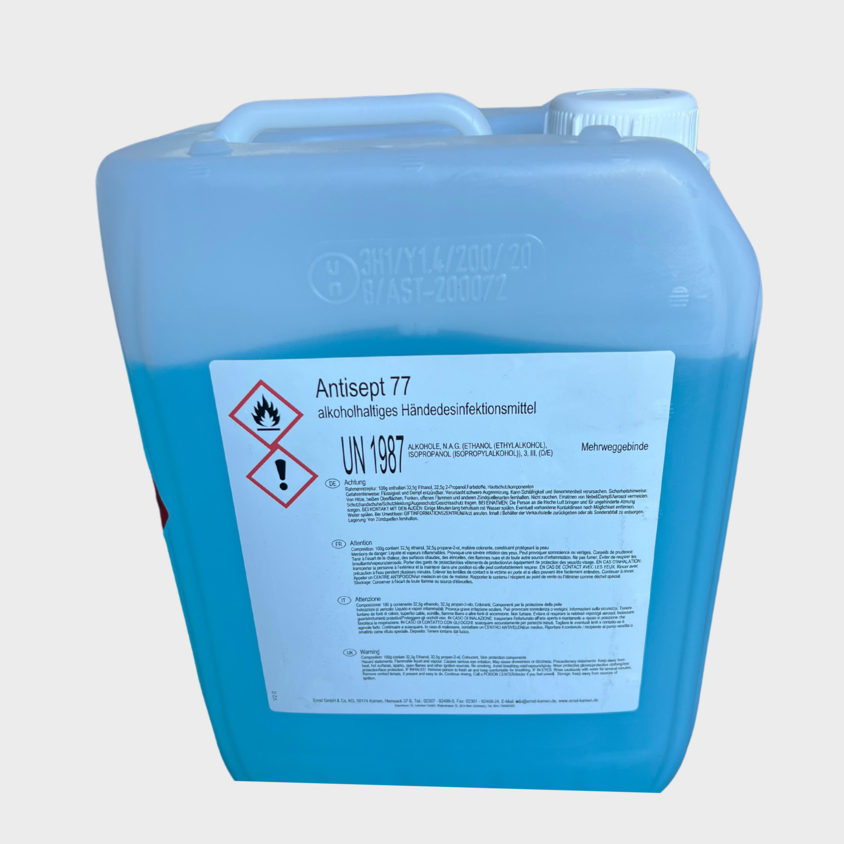 Händedesinfektionsmittel (alkoholhaltig) 5 Liter » ParsPack
