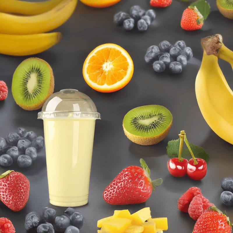 Smoothie Becher mit Deckel 200ml | 50 Stk/Packung - ParsPack